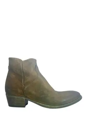 PANTANETTI Suede Cowboy Boots - Brown