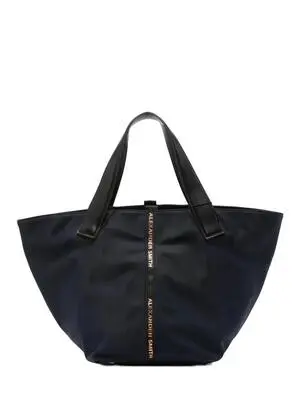 ALEXANDER SMITH Medium Lauren Logo-embellishment Tote Bag - Blue