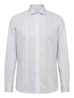 Peserico Vertical-stripe Shirt - White