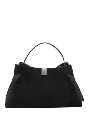 Yuzefi Gyoza Suede Tote Bag - Brown