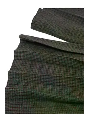 Sacai Pleated Houndstooth Trousers - Brown