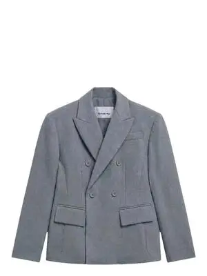 THE FRANKIE SHOP Doyer Double-breasted Blazer - Grey