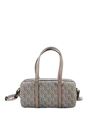 Gucci Convertible Duffle Bag Gg Shadow Coated Canvas Small Shoulder Bag - Brown