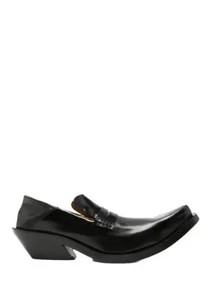 EGONLAB Spike Leather Loafers