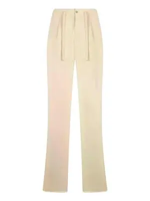 Fedeli Pleated Drawstring Trousers - Neutrals