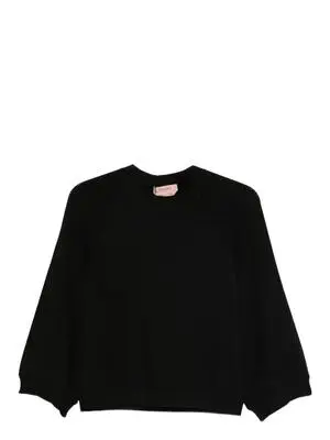 TWINSET Raglan-sleeve Sweater - Black