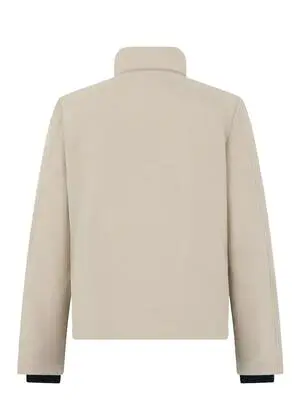Fedeli High-neck Windbreaker Jacket - Neutrals