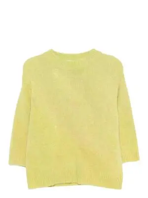 NIU Ribbed-trim Sweater Green