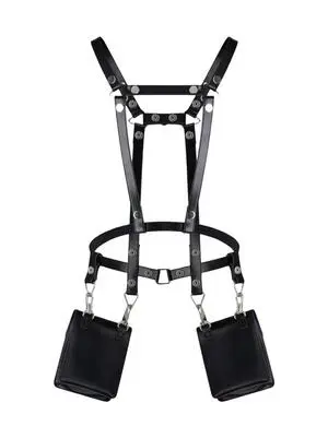 Junya Watanabe Leather Harness Belt - Black