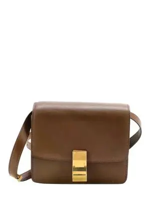 Celine Classic Box Bag Smooth Leather Small Crossbody Bag - Brown