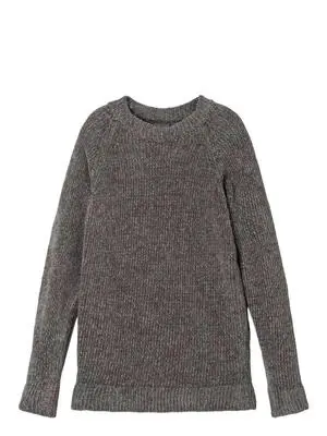 TEN C Chenille Sweater - Grey