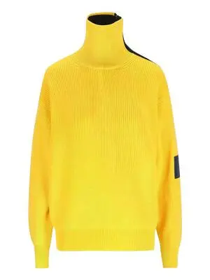 Loewe Asymmetrical Zip-up Sweater - Yellow