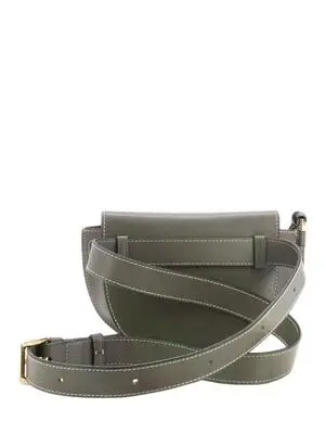 Loewe Gate Leather Mini Belt Bag - Green