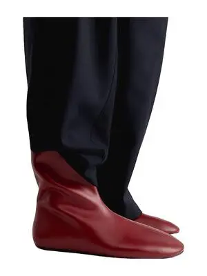 Jeffrey Campbell Lost Sole Ankle Boots - Red