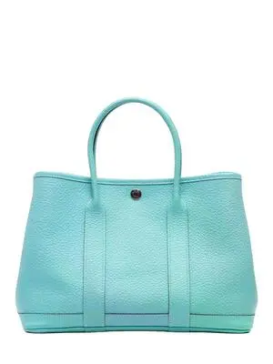 Hermès 2000-2026 Negonda Garden Party 30 Tote Bag Blue