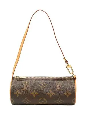 LOUIS VUITTON 2000-2026 Monogram Papillon Pochette Handbag - Brown