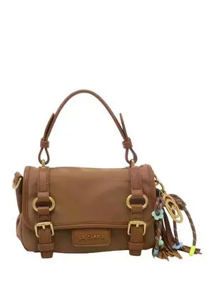 LA CARRIE Dark Wave Tote Bag - Brown