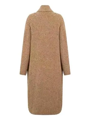 Fedeli Ribbed-knit Cashmere Cardigan - Brown