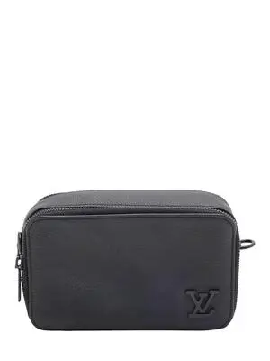 LOUIS VUITTON 2021-2026 Aerogram Alpha Wearable Wallet Crossbody Bag - Black