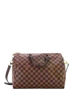 LOUIS VUITTON Speedy Bandouliere Bag Damier 35 Satchel - Brown