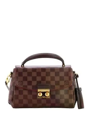 LOUIS VUITTON Croisette Handbag Damier Crossbody Bag - Brown