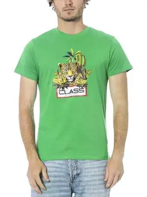 Roberto Cavalli Graphic-print T-shirt - Green