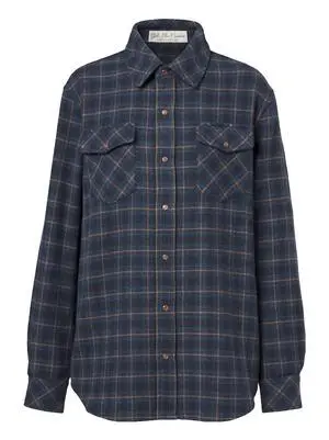 GOD'S TRUE CASHMERE Rugged Explorer Plaid Cashmere Shirt - Multicoloured