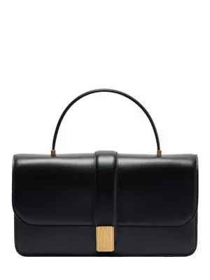 Khaite Blake Medium Leather Top-handle Bag - Black