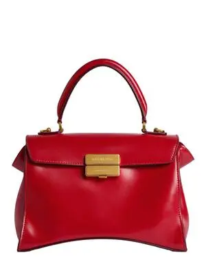 Balenciaga Hourglass Avenue Top Handle Bag Small Red