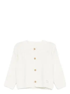 TEDDY MINOU Cardigan Classic "classic Cardigan - White