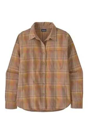 Patagonia Lw Fjord Flannel Shirt - Yellow