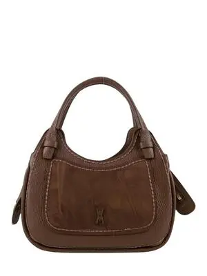 VISONA` Suede Bag Visona - Brown