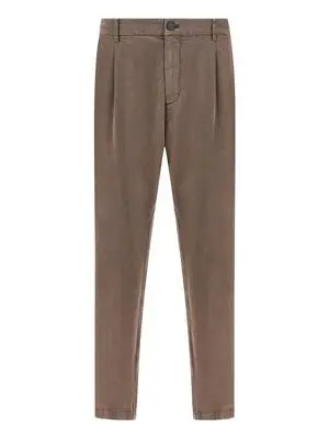 Paul & Shark X-soft Garment-dyed Chino Trousers - Falcon
