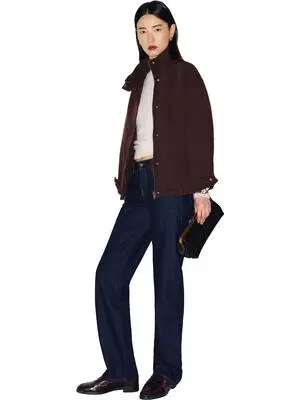 REFORMATION Andrew Canvas Jacket - Brown