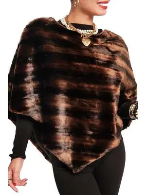 FRANCES VALENTINE The Envoy Poncho - Brown