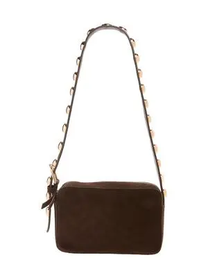 LOEFFLER RANDALL Tally Studded Suede Shoulder Bag - Tmoro