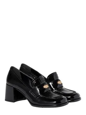 Miu Miu Naplak Loafers - Black