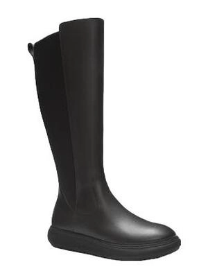 Fitflop Iq-comff Leather High Boots - All Black