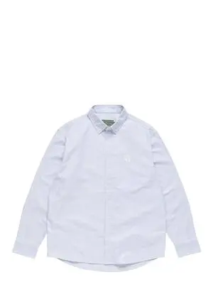 DENIM TEARS Peace Wreath Oxford Shirt - Blue