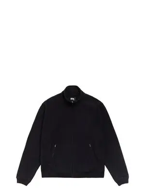 StÜssy Zip Fleece Mock Neck - Black