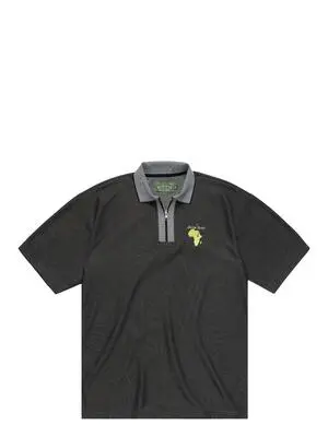 DENIM TEARS Masters Quarter-zip Polo 'metallic - Grey