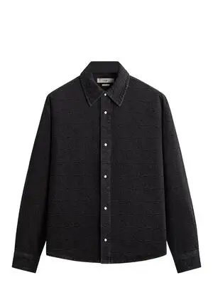 Kith Jacquard Crest Apollo Shirt - Black