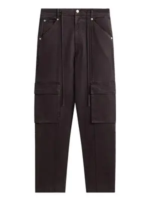 Kith Garment Dyed Zane Cargo Pant 'kindling - Black