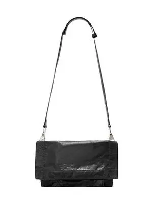 ALLSAINTS Lutece Small Leather Cross-body Bag - Black