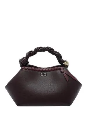 GANNI Small Bou Tresse' Handbag - Brown