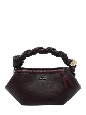 GANNI Mini Bou Tresse' Handbag - Brown