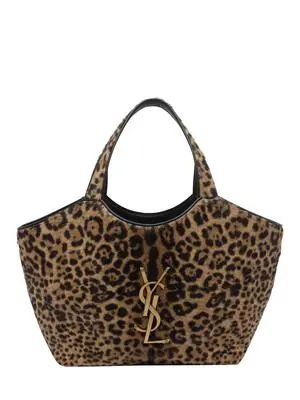 Saint Laurent Medium Icare Shopper Bag - Brown