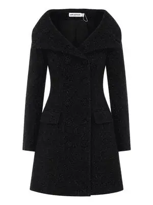 SELF-PORTRAIT Boucle Mini Dress - Black