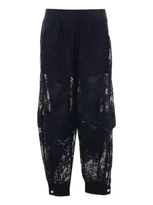 Zimmermann Luna Lace Harem Pants - Black