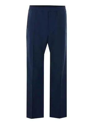 Gucci Mini Gg And Web Sportswear Pants - Blue